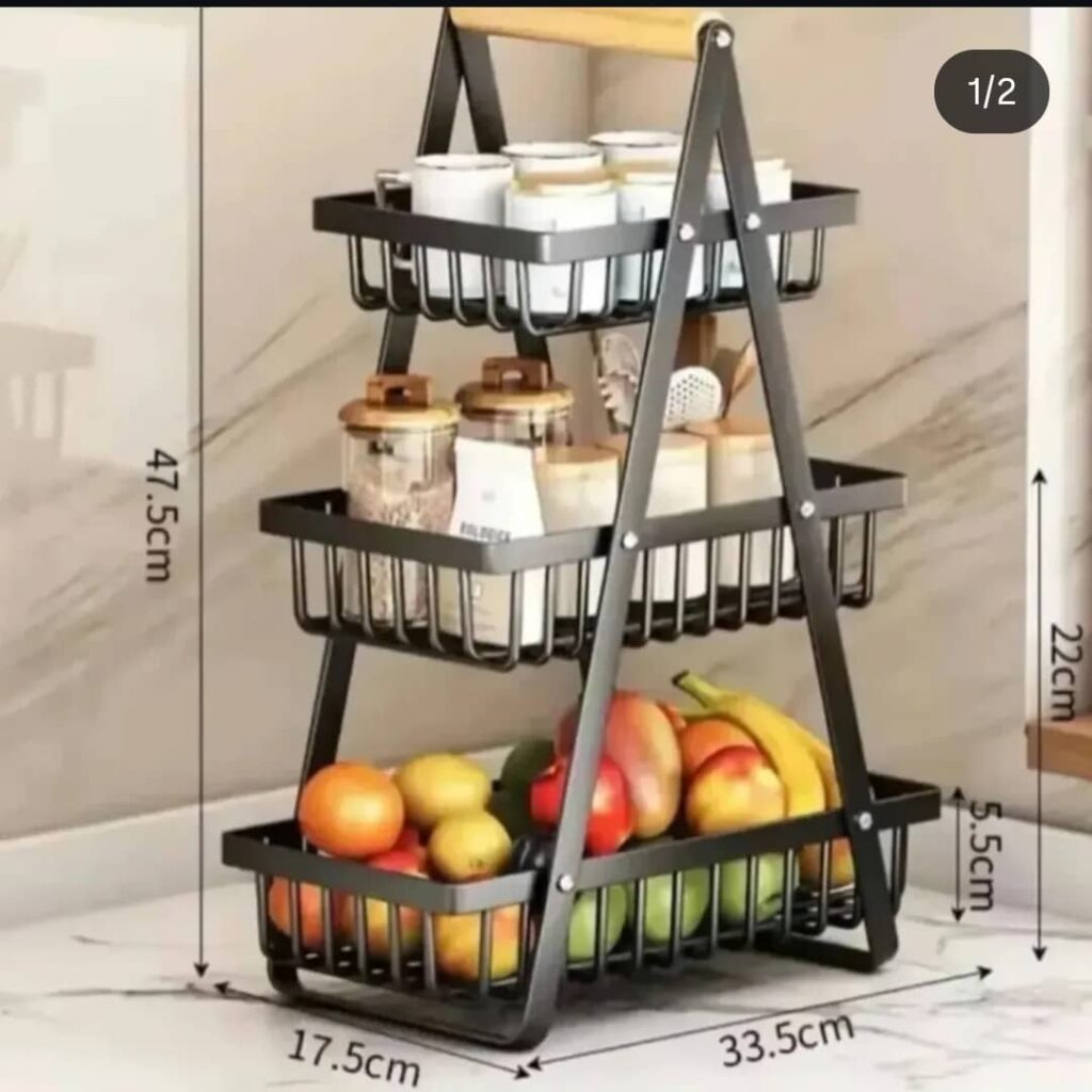 3 Tier Kitchen Storage Rack CNP - Quality Meets Convenience
